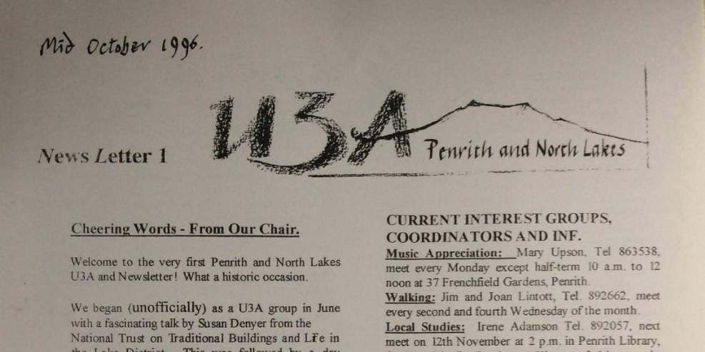 Early Days - Penrith and North Lakes